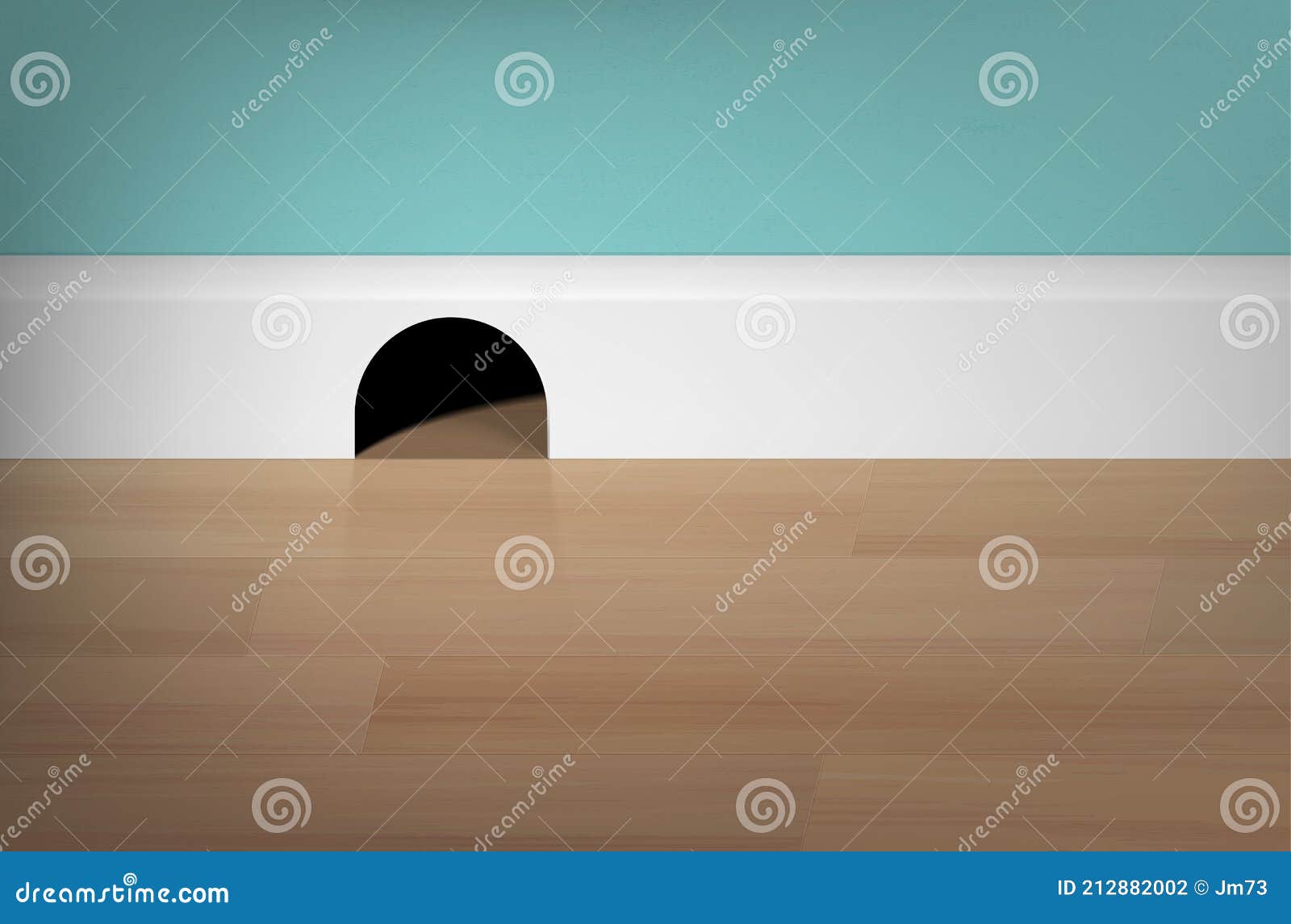 Mouse Hole House, Cartoon Rat Home Door Background | CartoonDealer.com ...