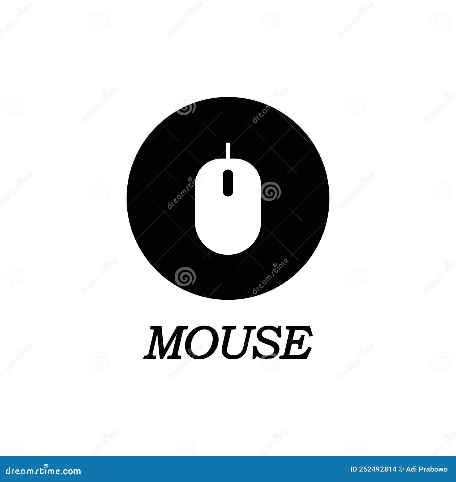 Mouse Icon Logo Vector Design Stock Vector - Illustration of button ...