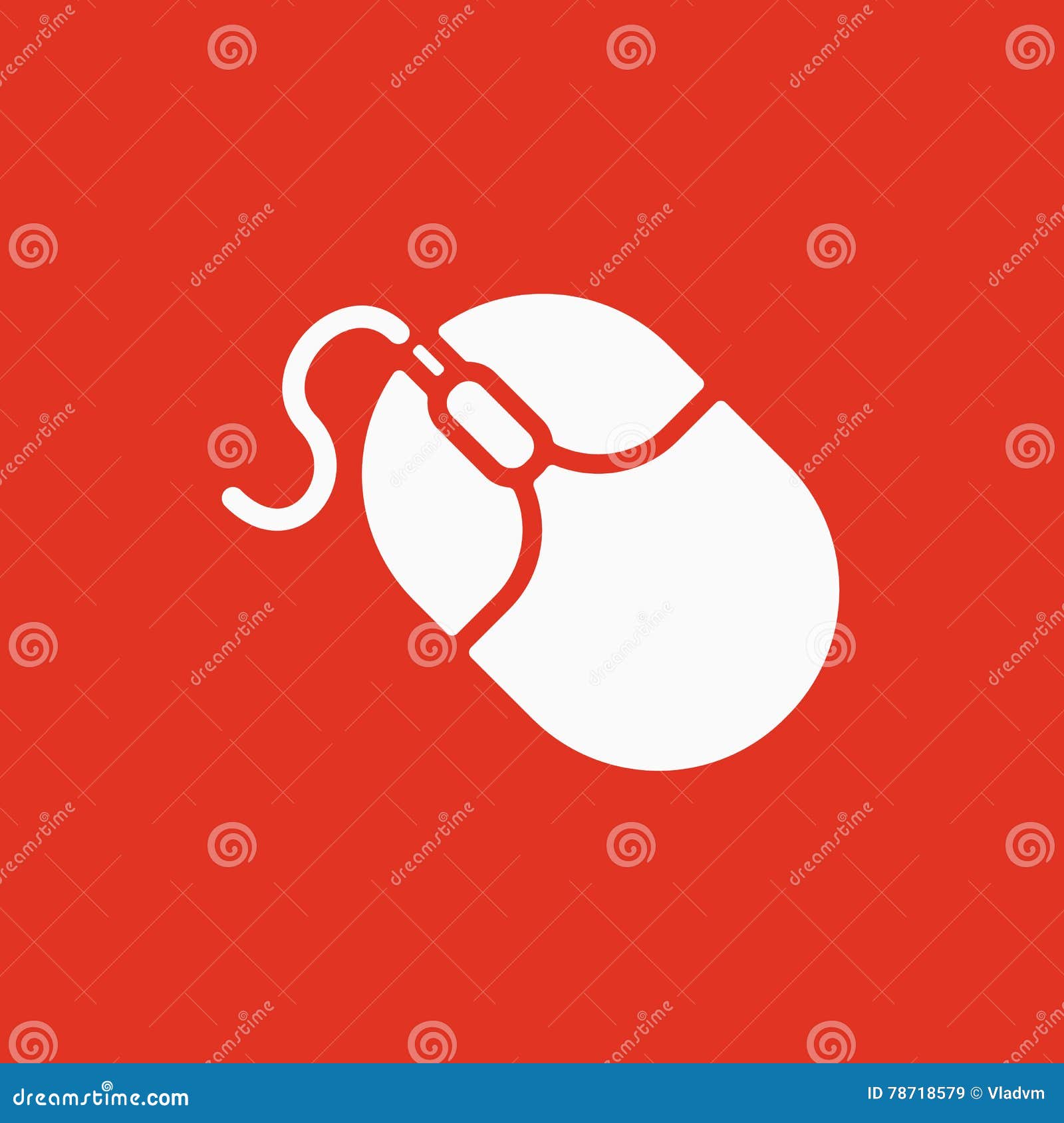 The Mouse Icon. Mouse Symbol Stock Vector - Illustration of cursor ...