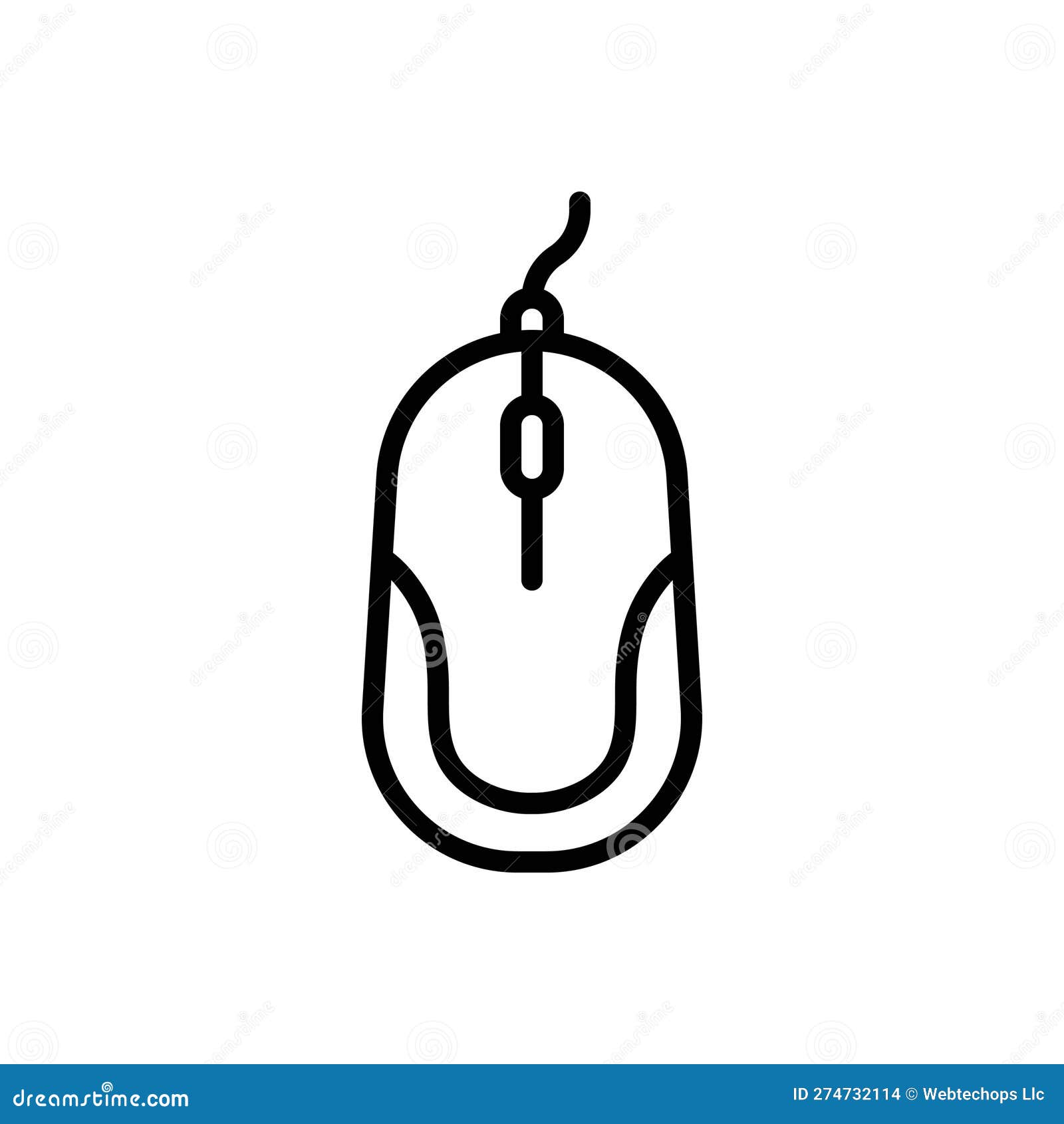 Mouse Scroll Up Icon In Glass Sphere Buttons Vector Illustration ...