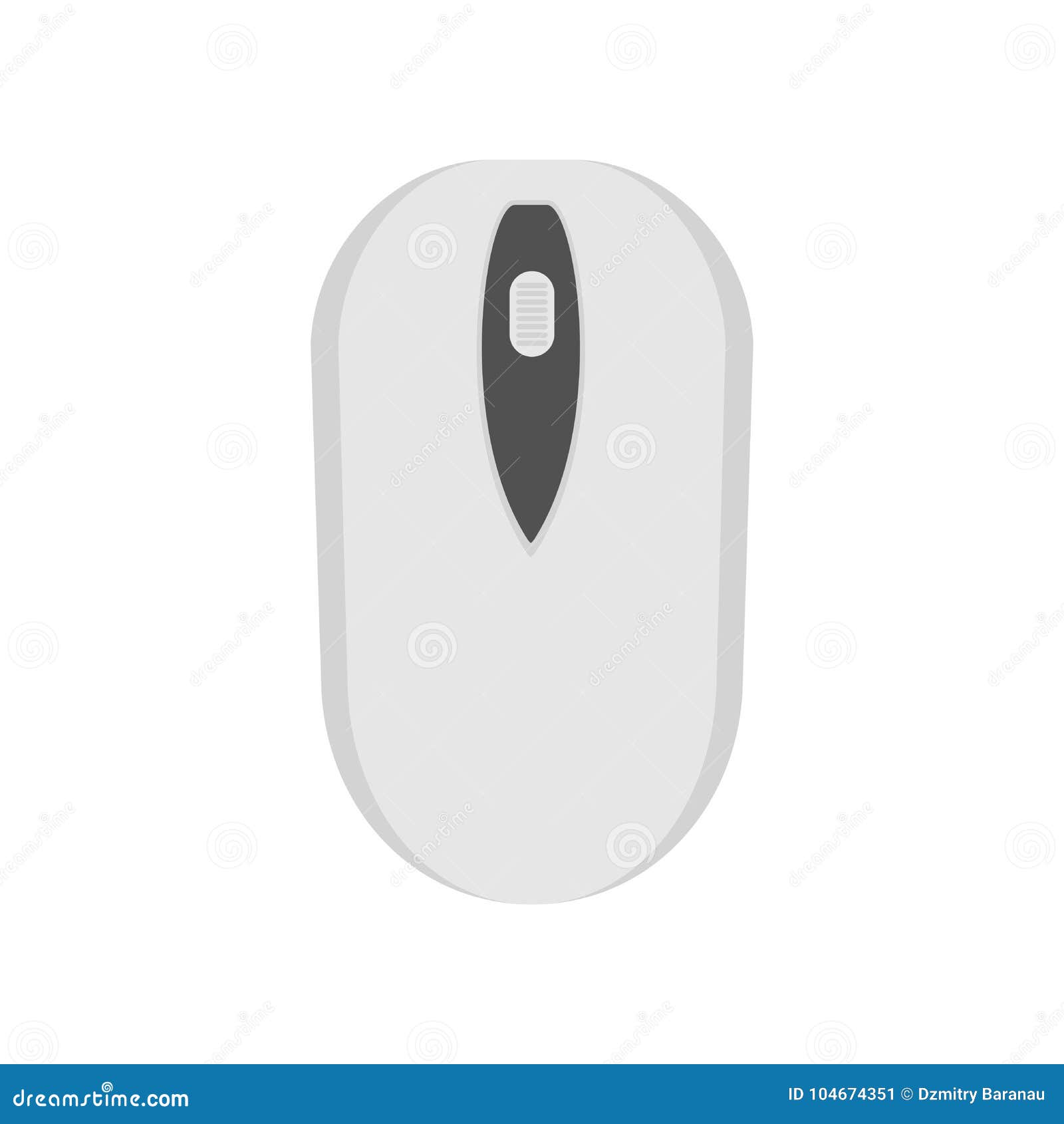 Mouse Icon Sroll Computer Vector Click Down. Illustration Web Stock ...