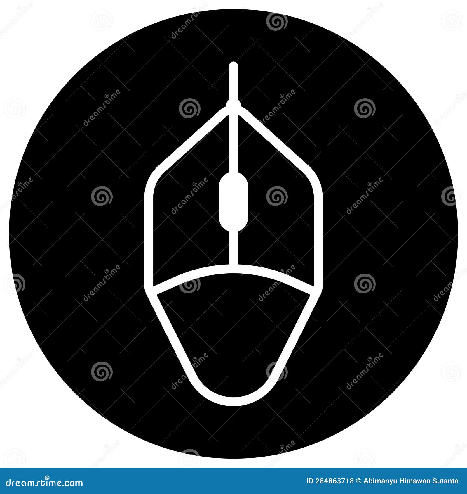 Mouse icon vector stock vector. Illustration of technology - 284863718