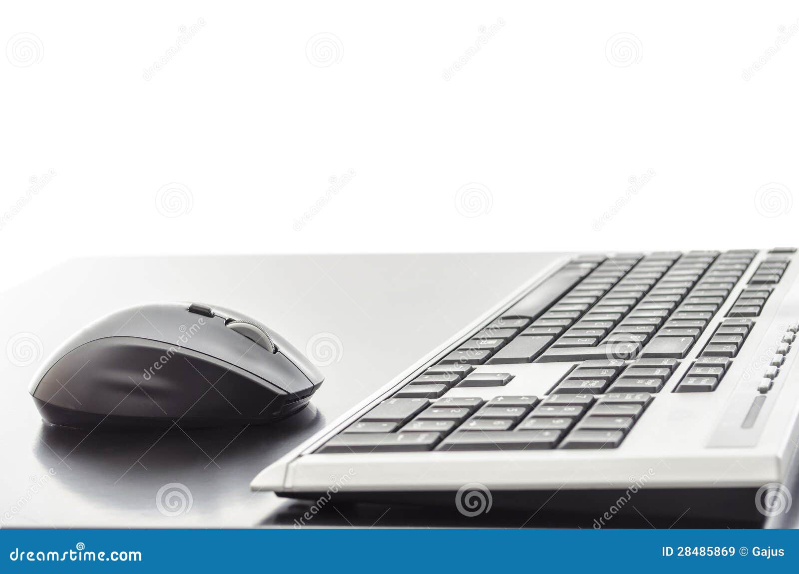 Mouse and a keyboard stock image. Image of side, white - 28485869