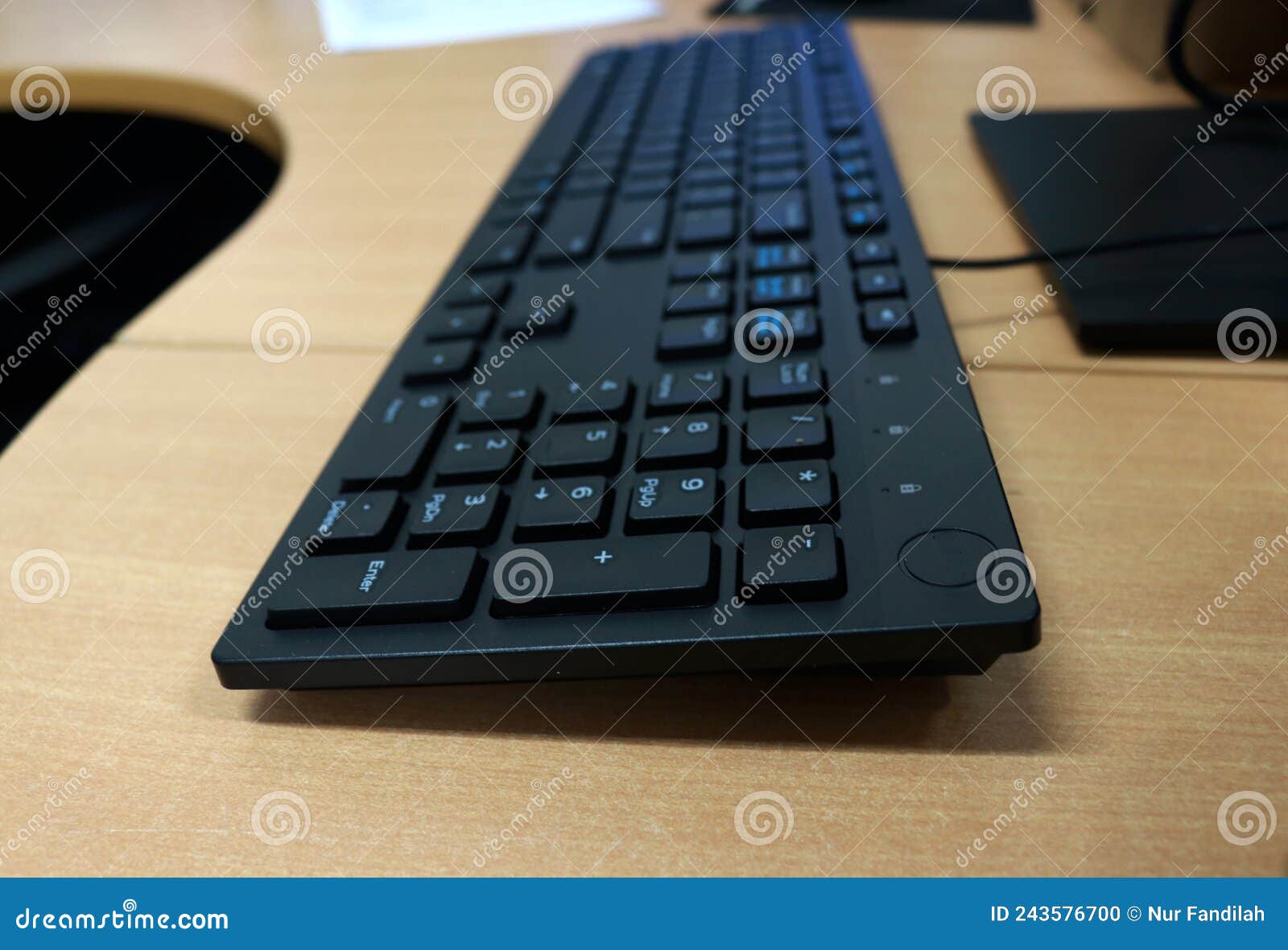 Mouse and Keyboard on the Office Desk, Mouse and Keyboard are Hardware ...