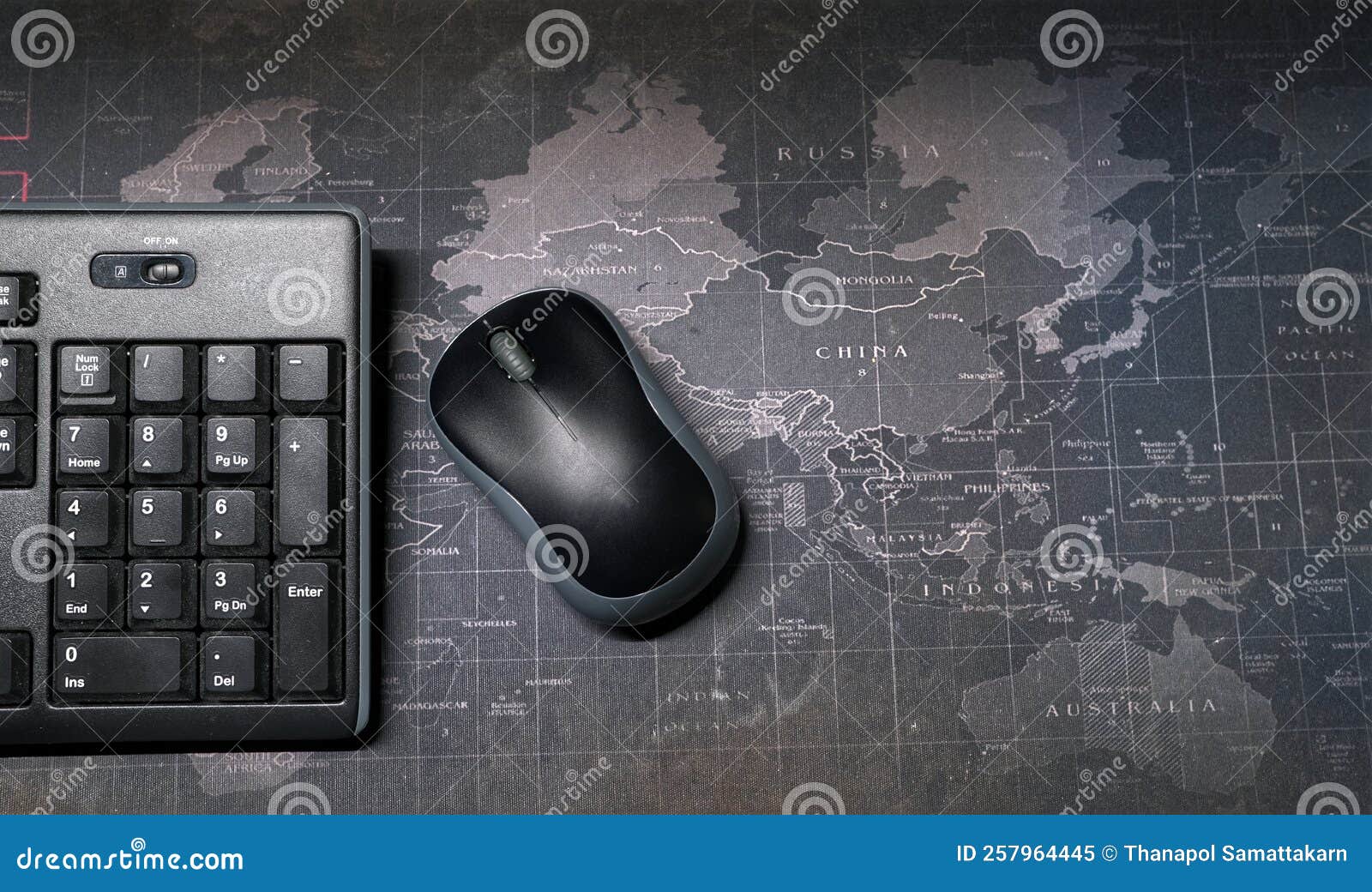 Wireless Mouse and Keyboard Stock Image - Image of pointer, technology ...