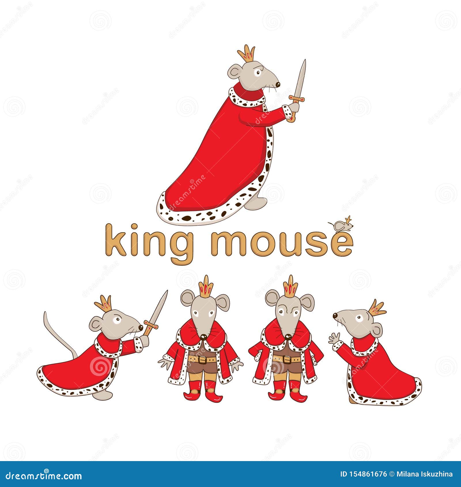 Rat King, Rats Tied By The Tail Symbol, Silhouette Logo Vector ...