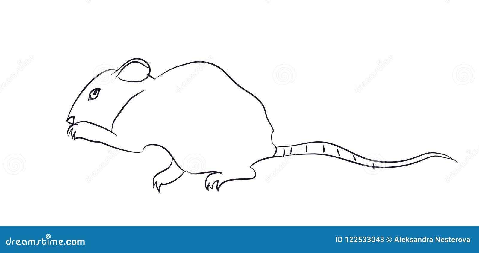 Mouse lines, vector stock vector. Illustration of graphic - 122533043