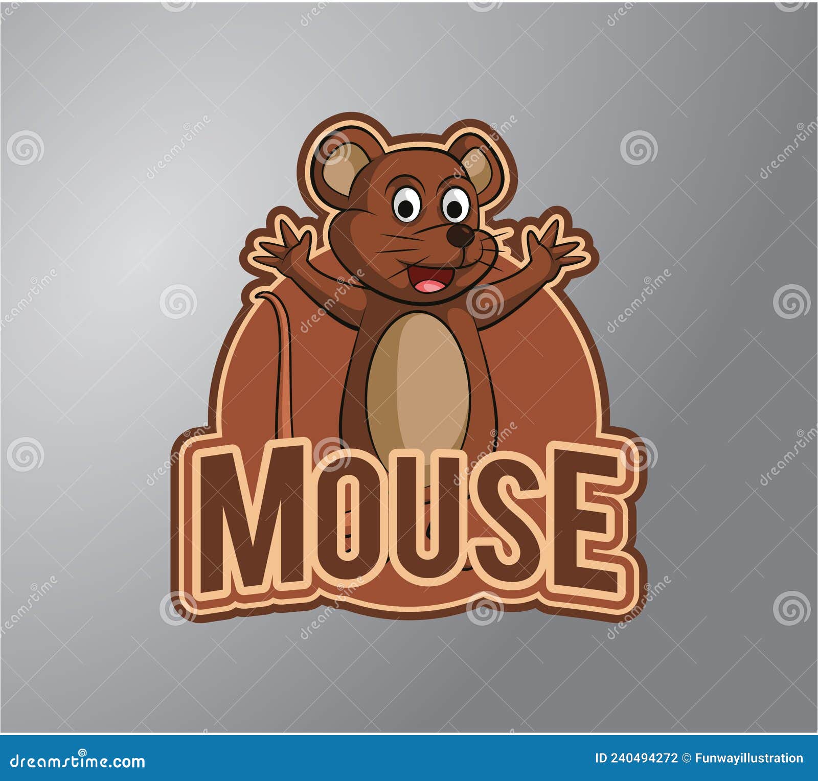 Mouse Logo Design Creative Art Stock Vector - Illustration of brand ...