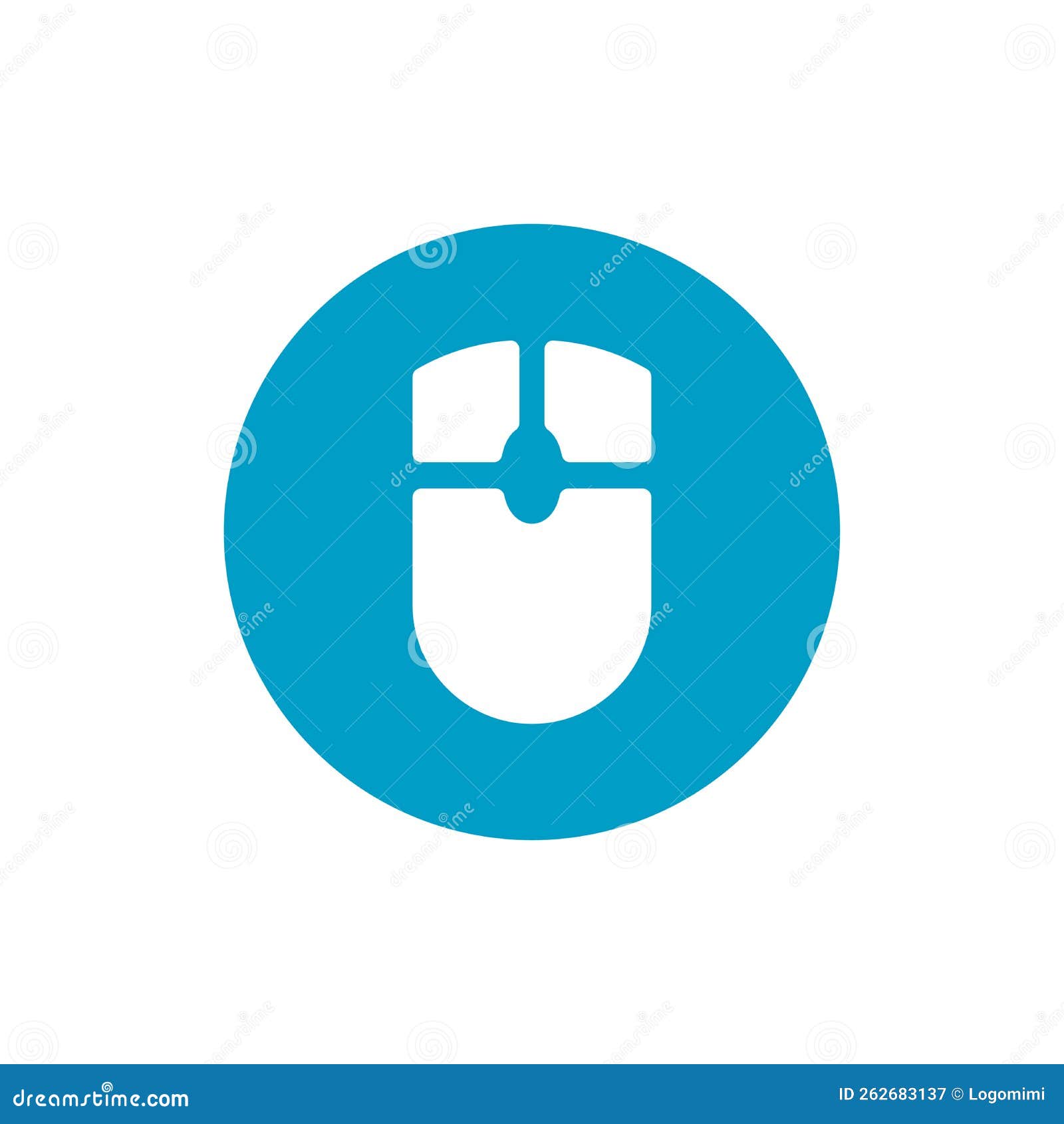 Mouse Logo Icon Design, Circle Computer Mouse Icon Vector Stock Vector ...