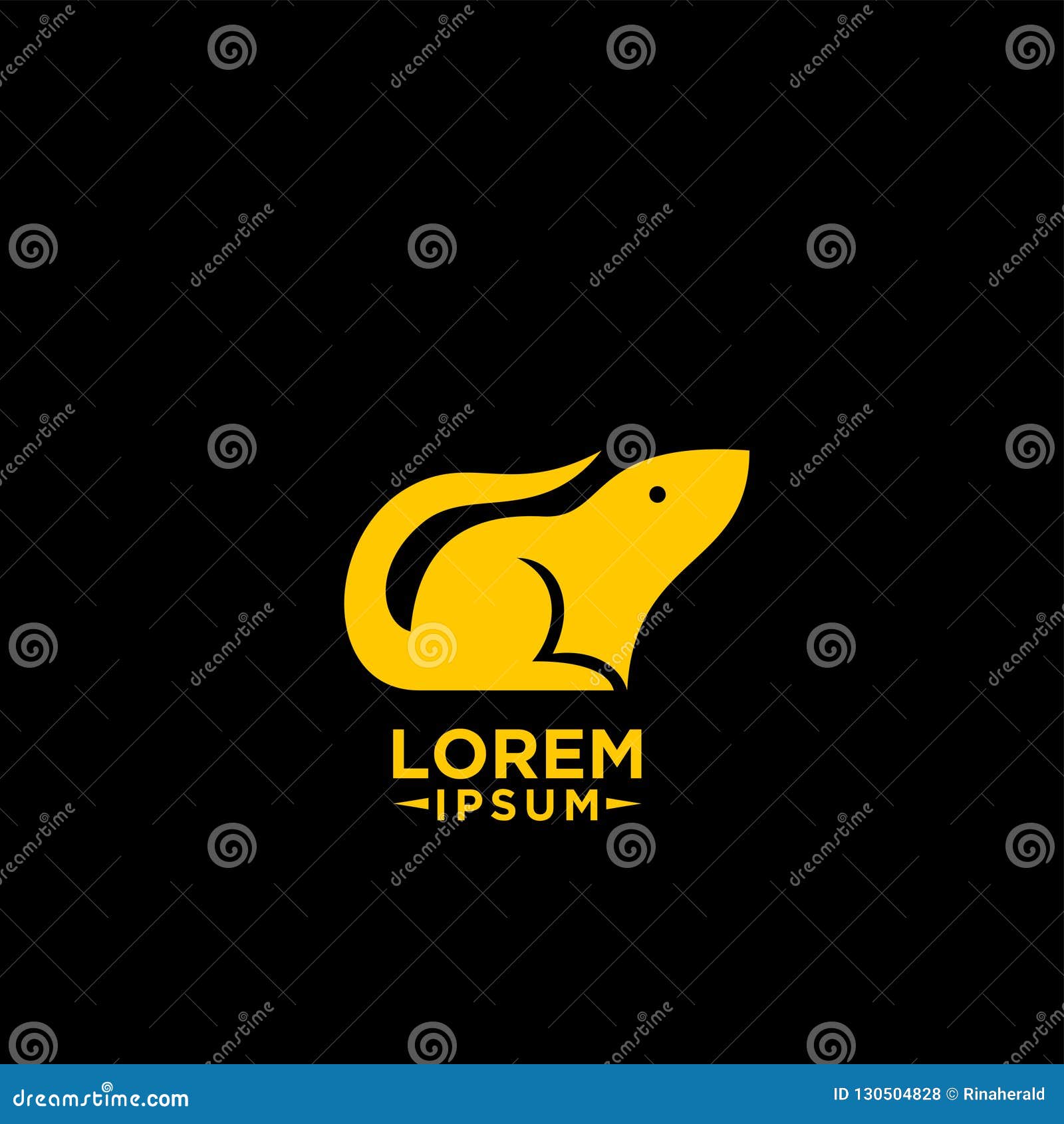 Mouse Logo Icon Designs Vector Stock Illustration - Illustration of ...