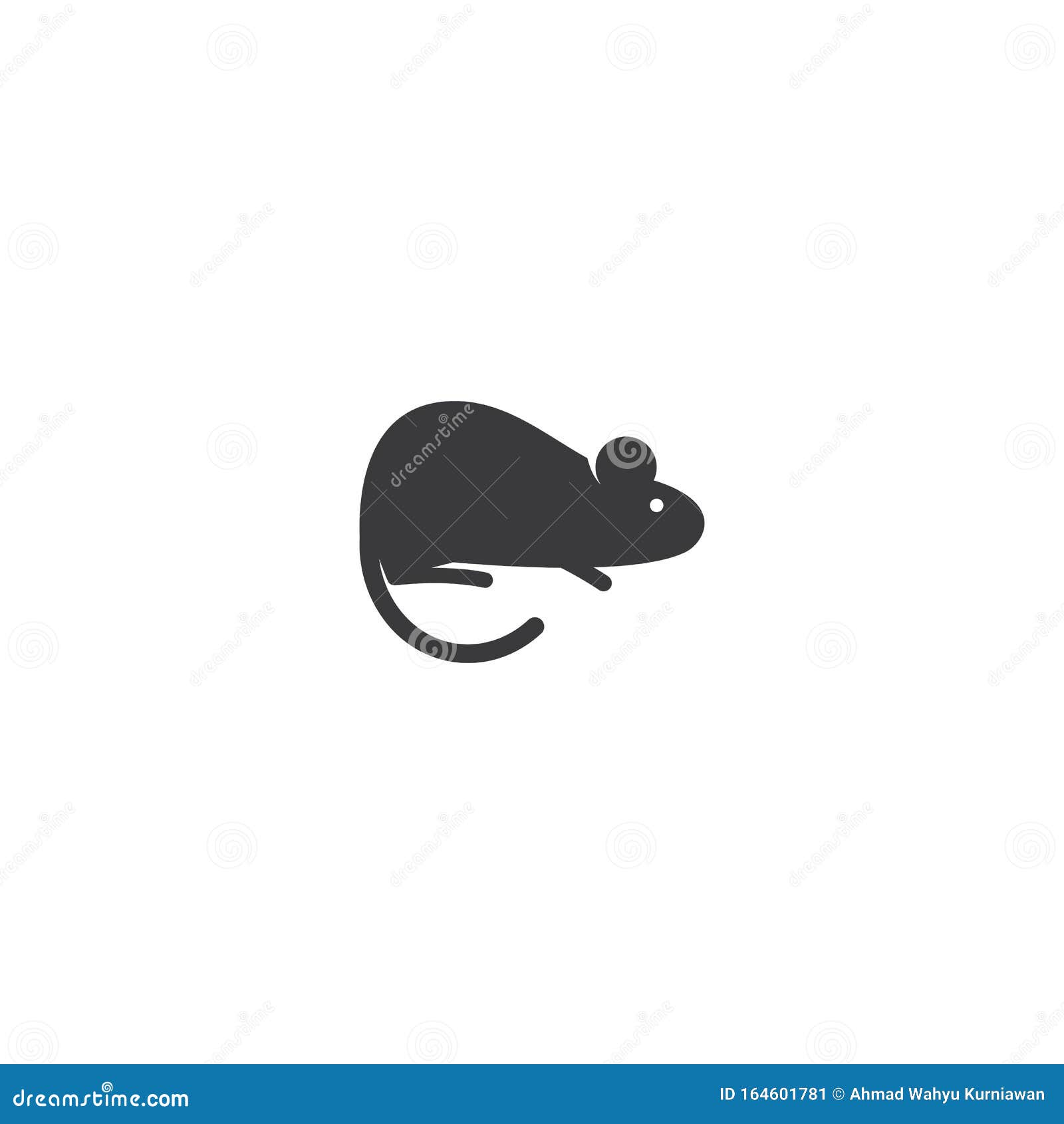 Mouse logo icon stock vector. Illustration of vector - 164601781