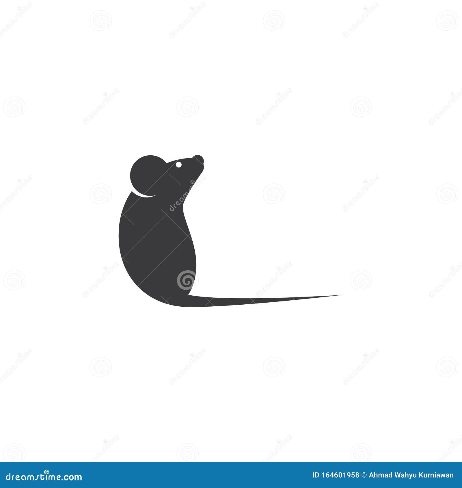 Mouse logo icon stock vector. Illustration of mascot - 164601958