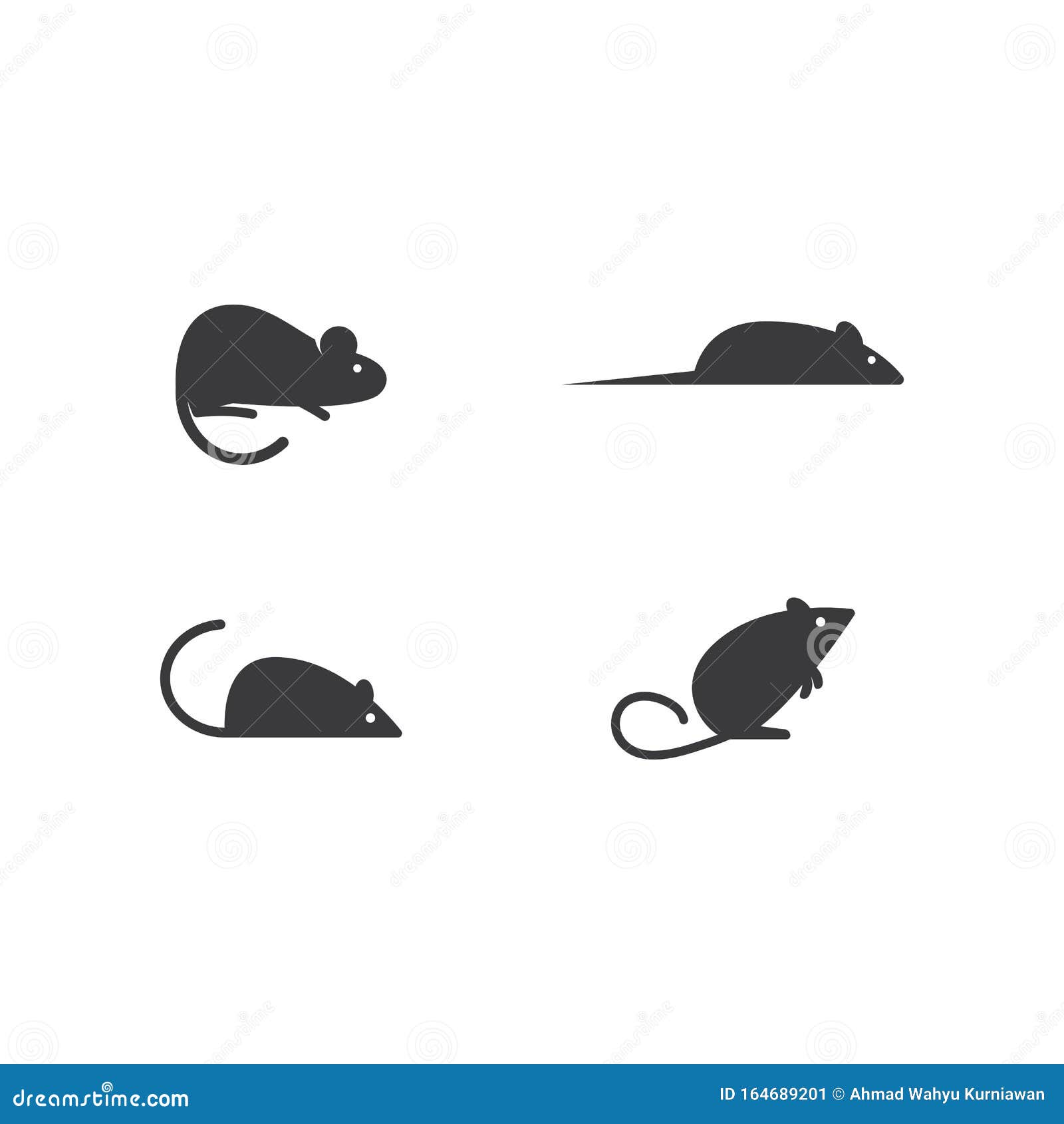 Mouse logo icon stock vector. Illustration of zodiac - 164689201