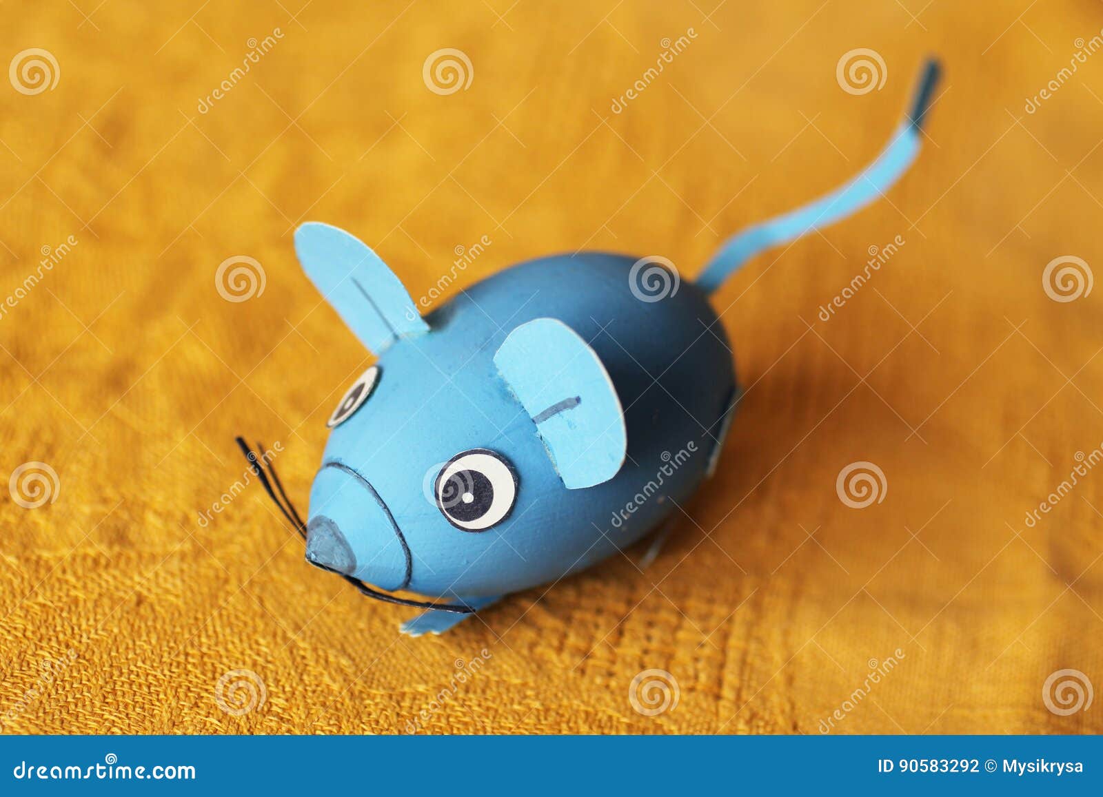 Mouse made of egg stock photo. Image of funny, nice, painted - 90583292