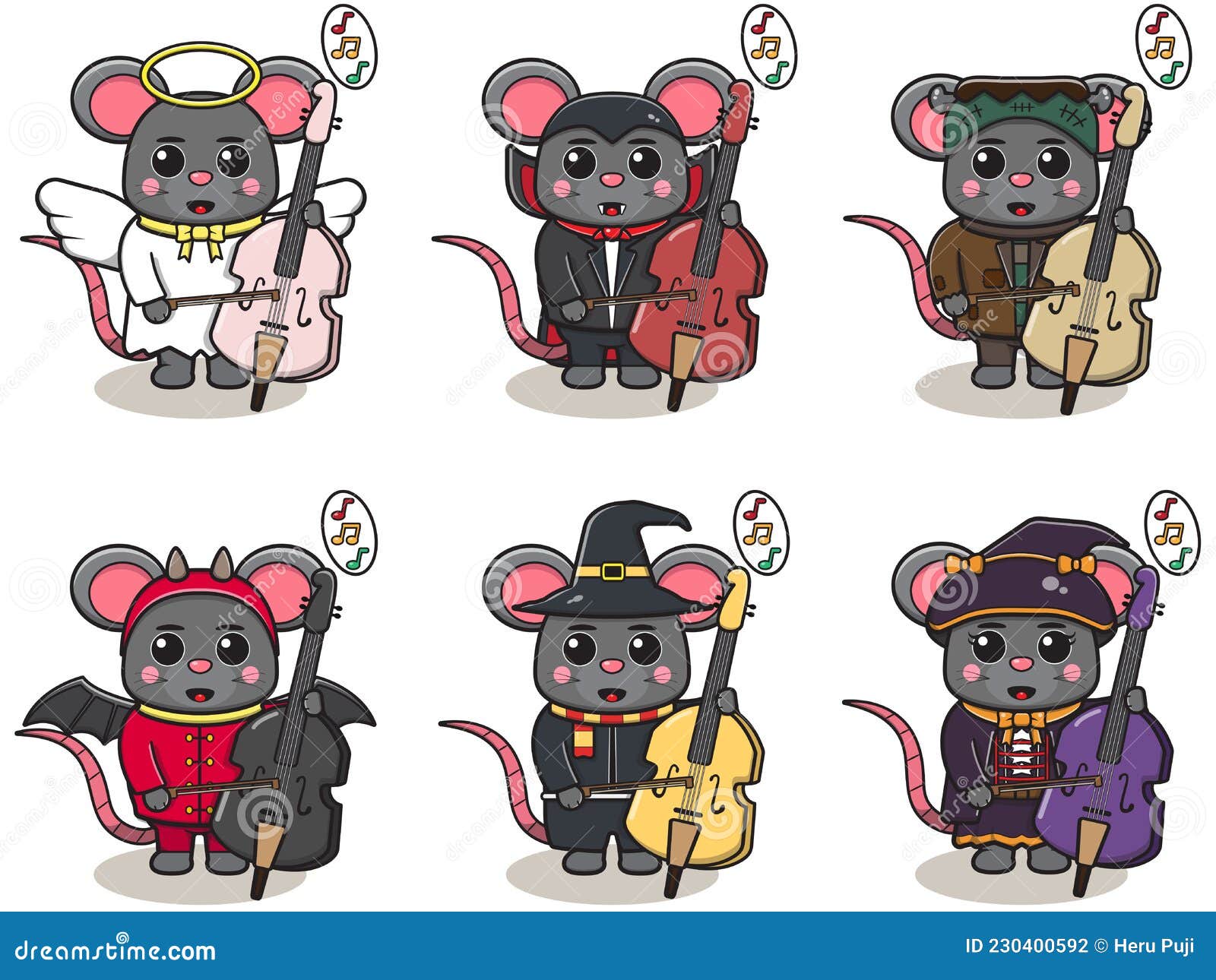 Cello Clipart Cartoon Style. Simple Cute Brown Cello String Instrument ...