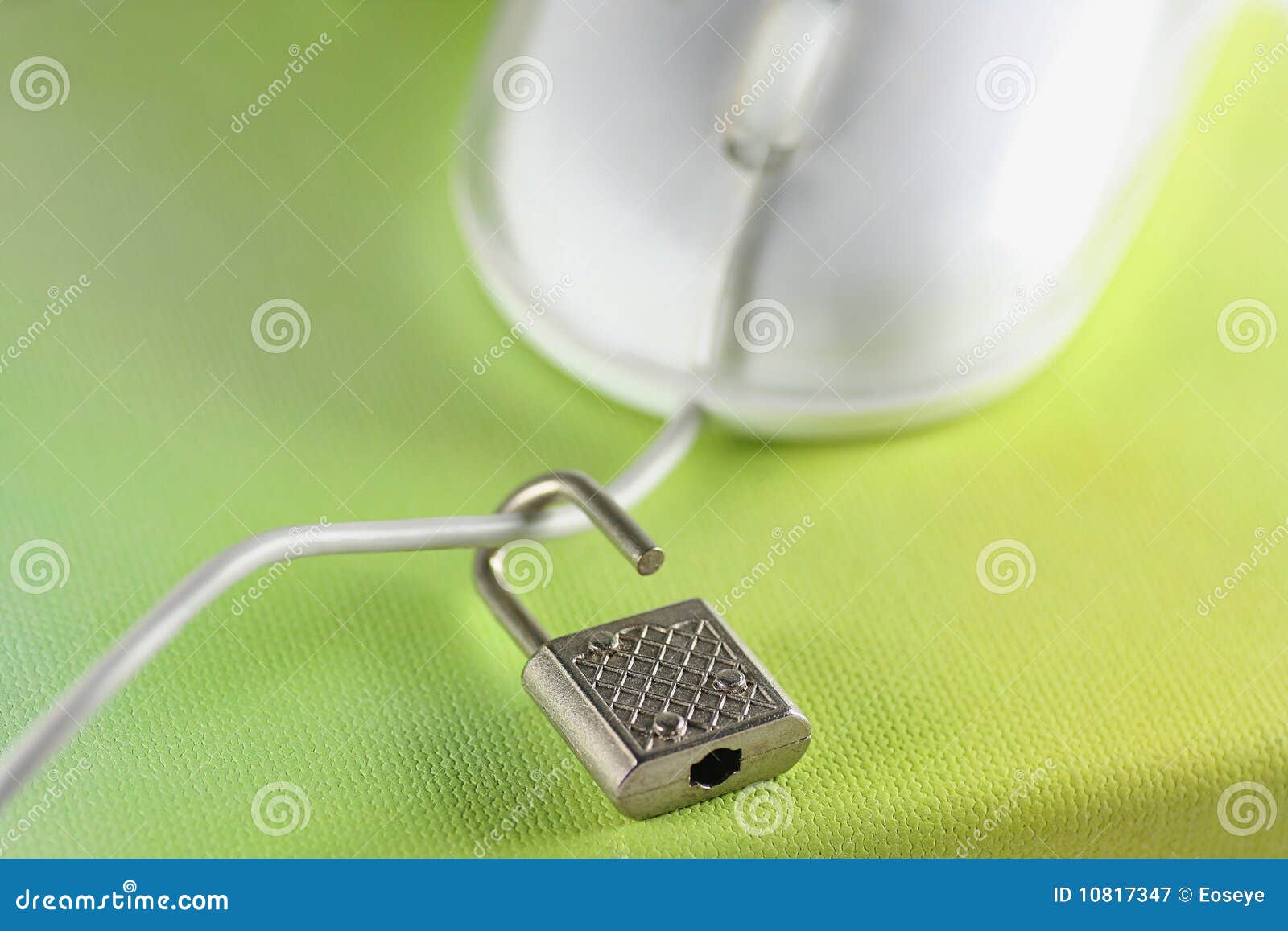 Mouse with Padlock stock image. Image of password, locked - 10817347