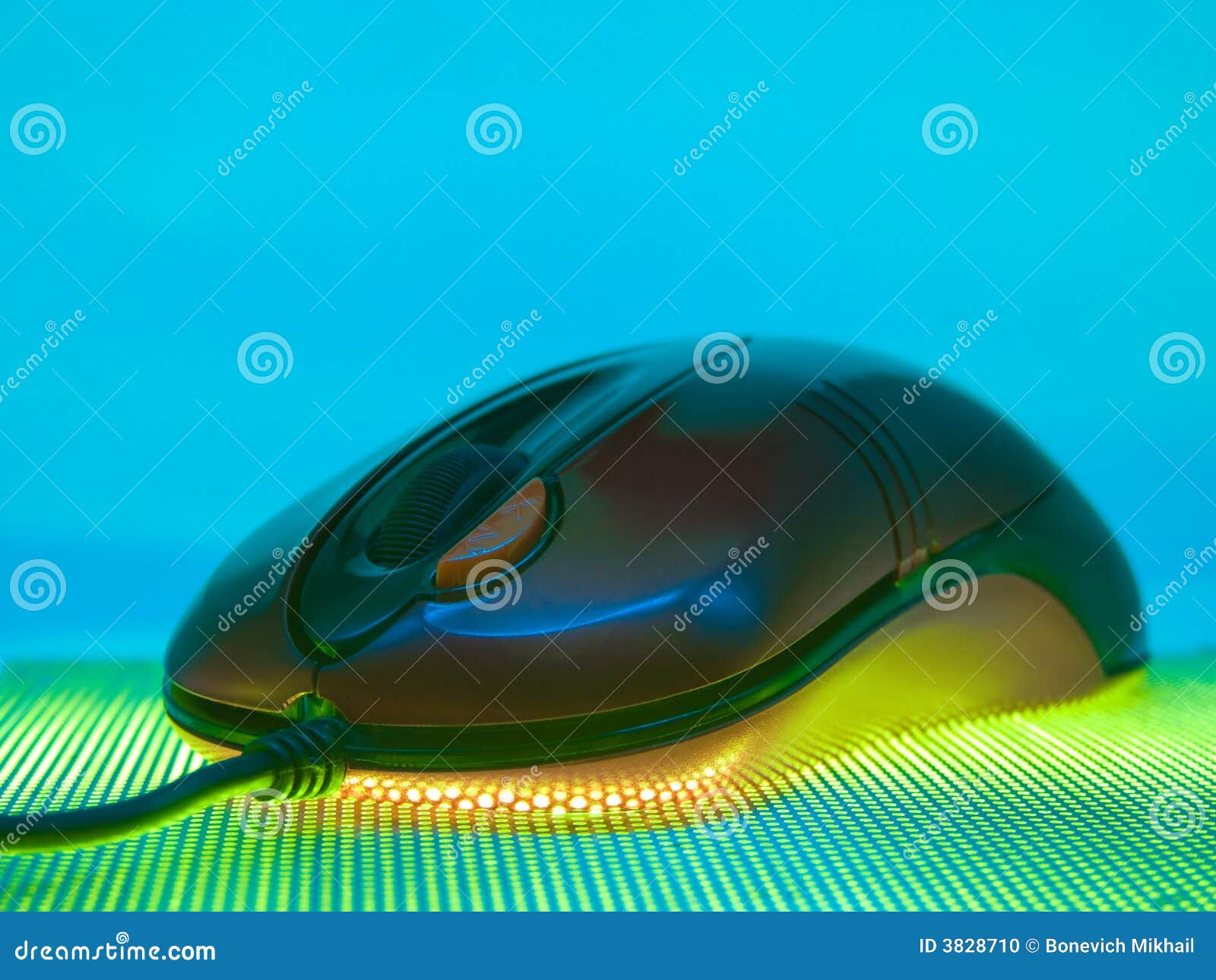 Mouse PC stock photo. Image of electrical, green, optical - 3828710