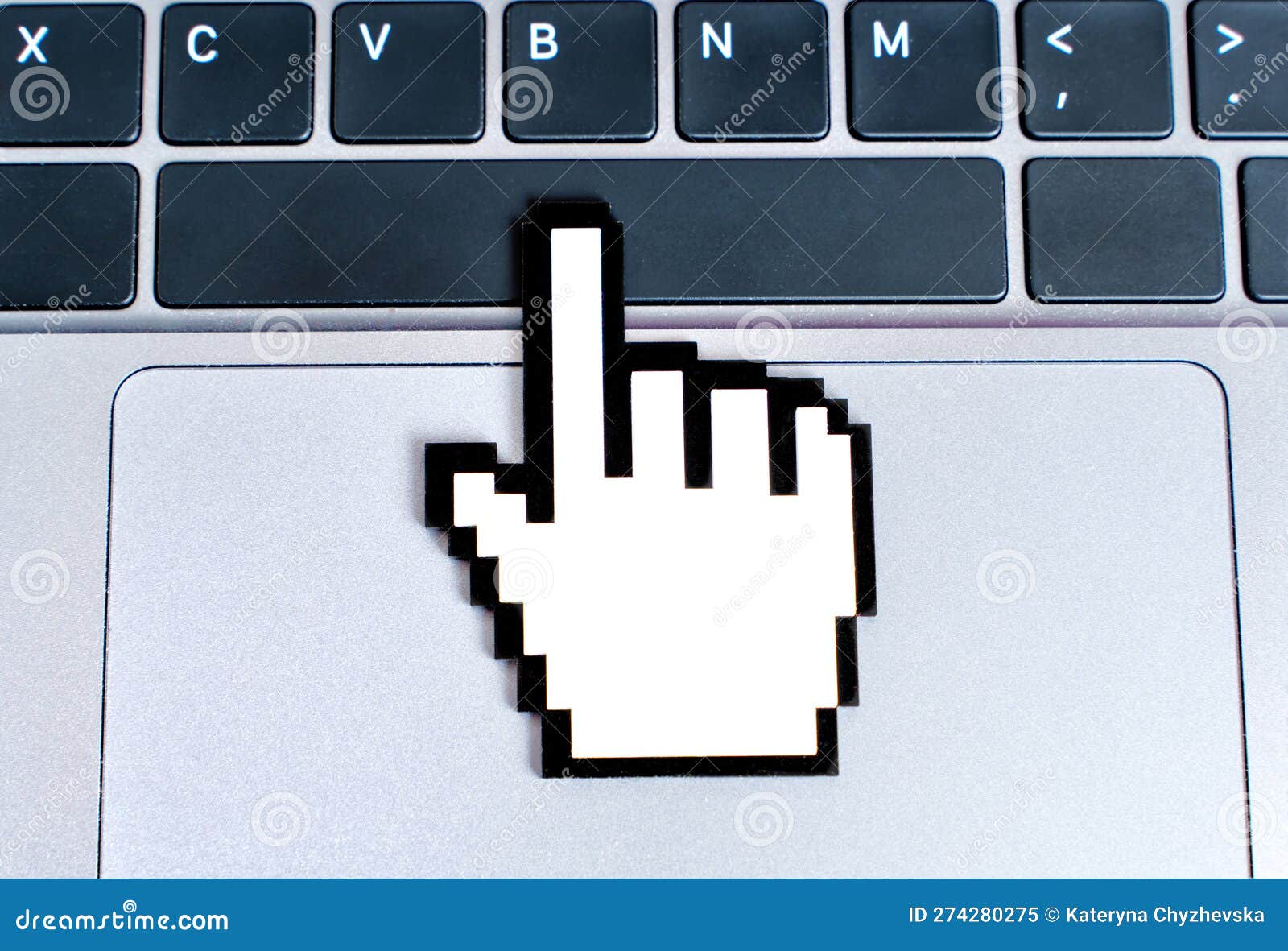 Mouse Pointer Cursor Shape Clicks Space Bar Stock Image - Image of ...