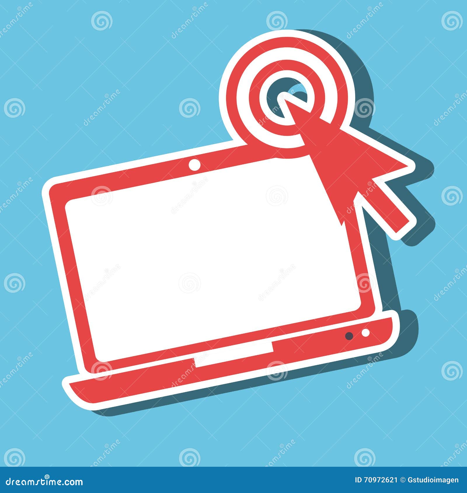 Mouse pointer design stock illustration. Illustration of graphic - 70972621