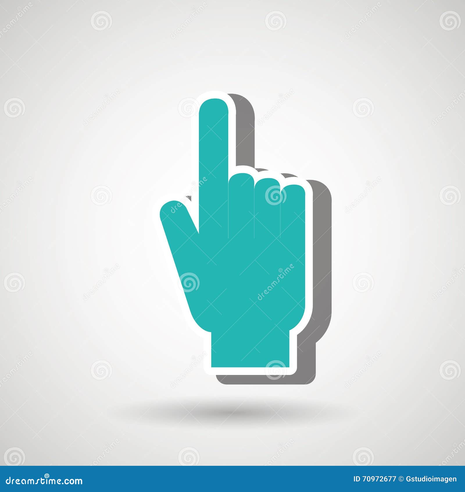 Mouse pointer design stock illustration. Illustration of modern - 70972677