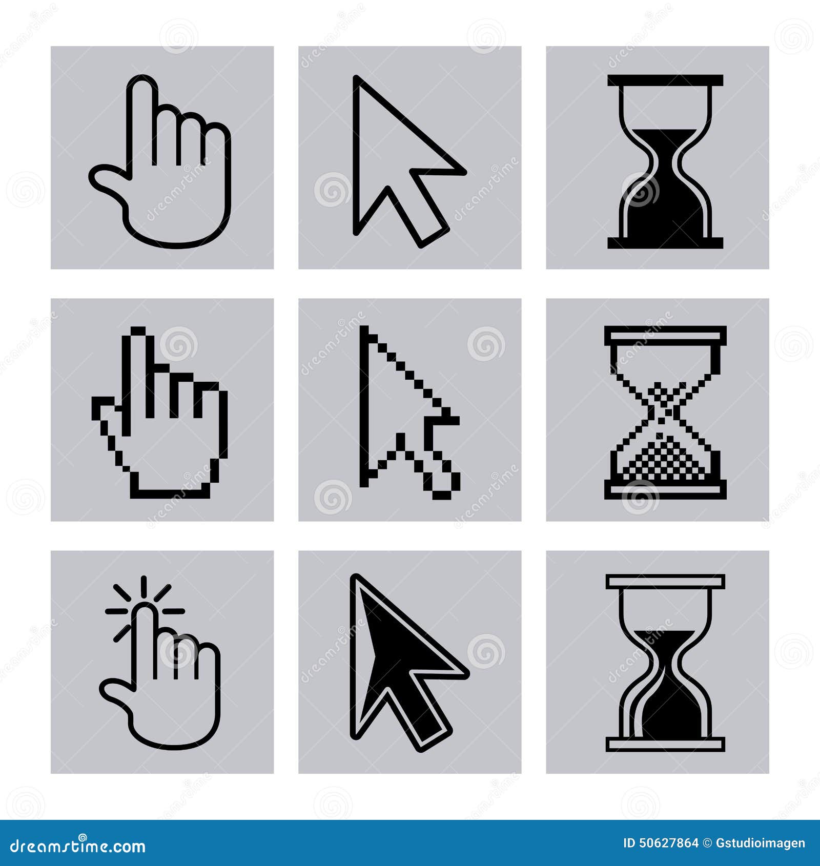 Mouse pointer stock vector. Illustration of technology - 50627864