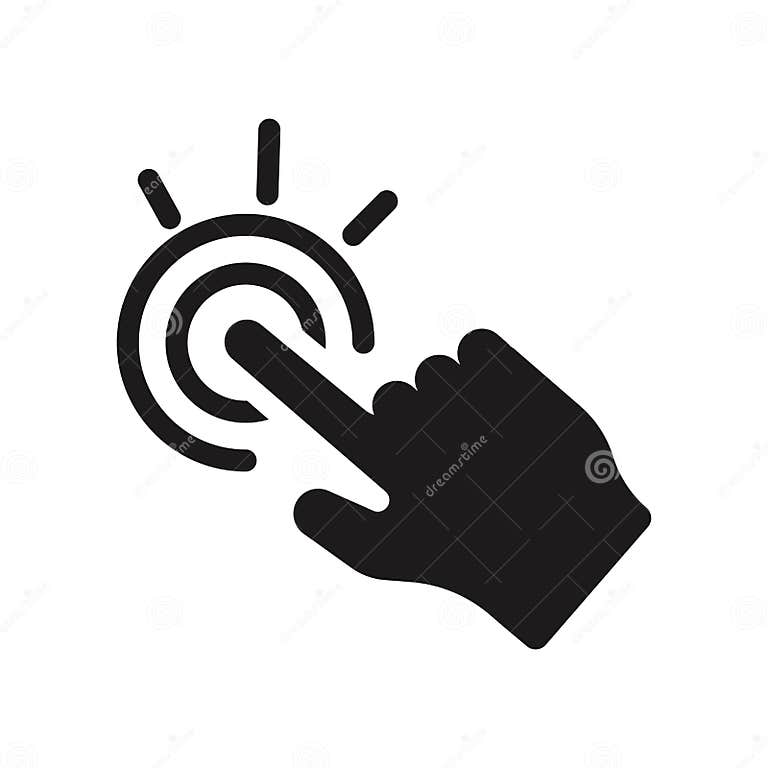 Mouse Pointer Icon. Trendy Mouse Pointer Logo Concept on White B Stock ...
