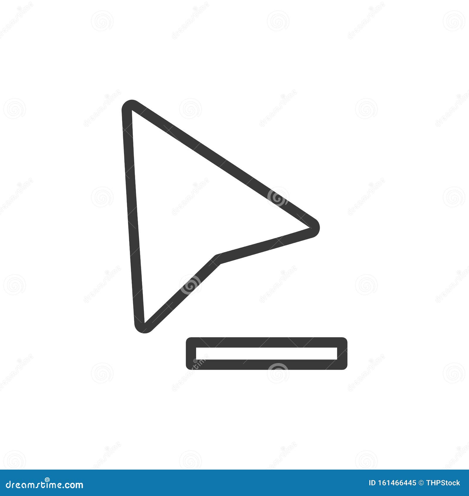 Mouse Pointer Remove Icon Vector Stock Vector - Illustration of icon, internet: 161466445