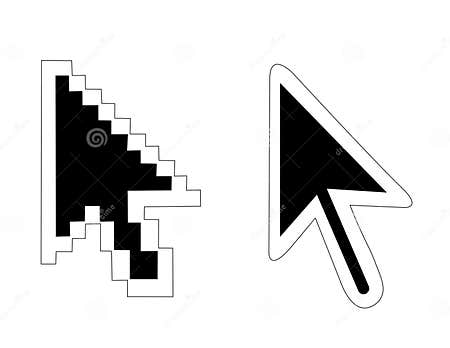 Mouse pointers arrow stock vector. Illustration of connection - 5724339