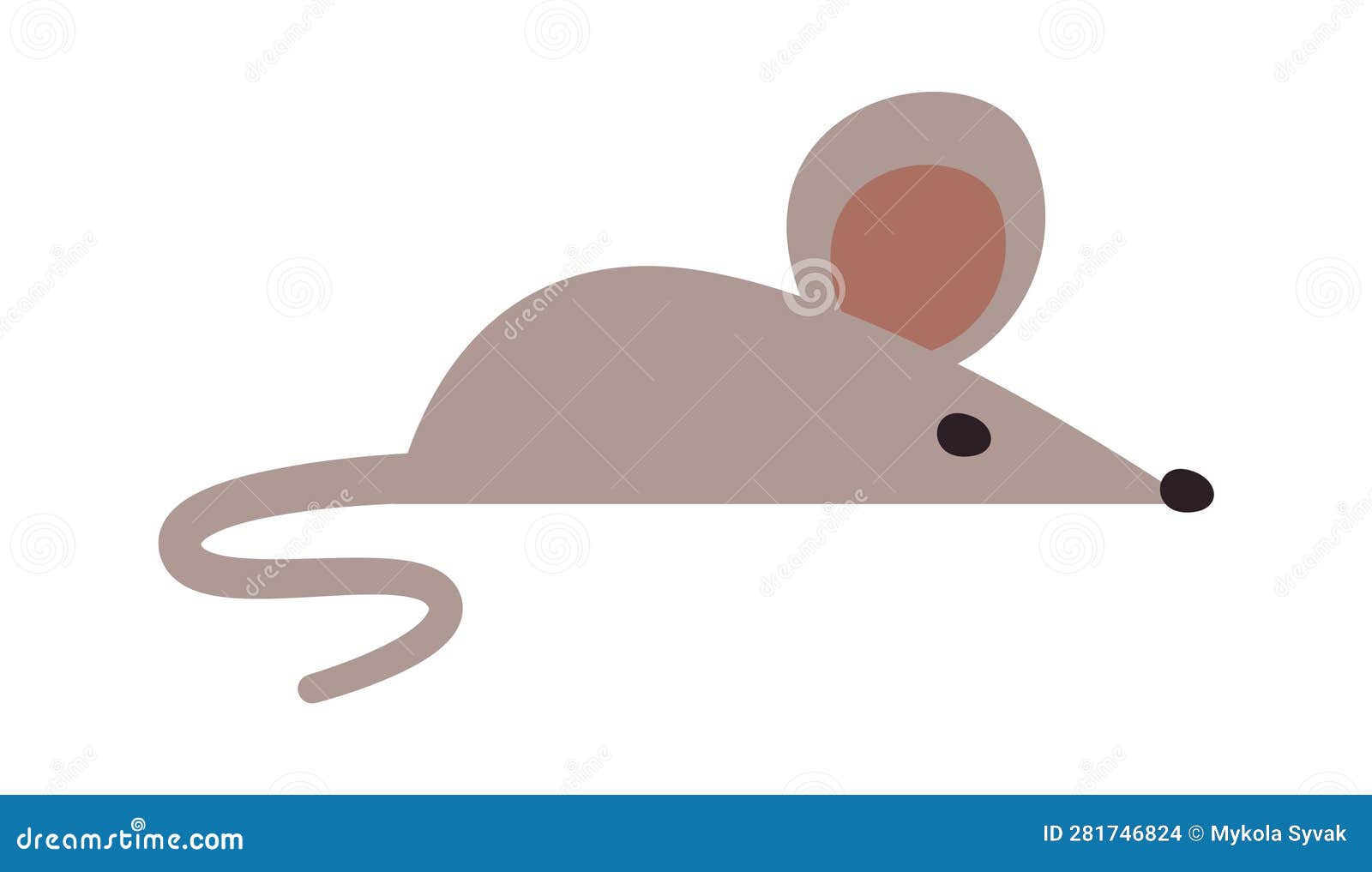 Mouse Rodent Icon stock vector. Illustration of cute - 281746824