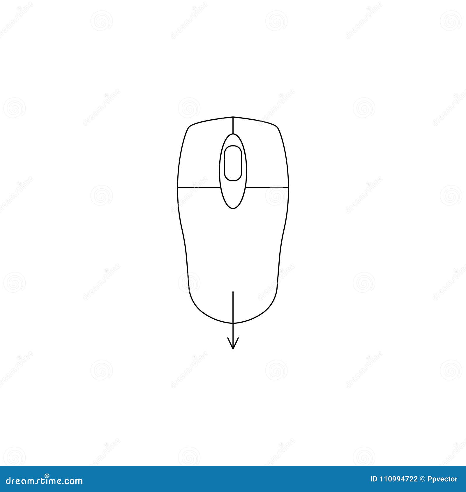 Mouse scroll icon. vector stock vector. Illustration of design - 110994722