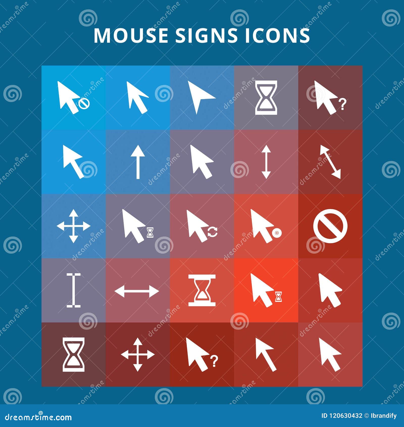 Mouse Sign Icons stock vector. Illustration of internet - 120630432