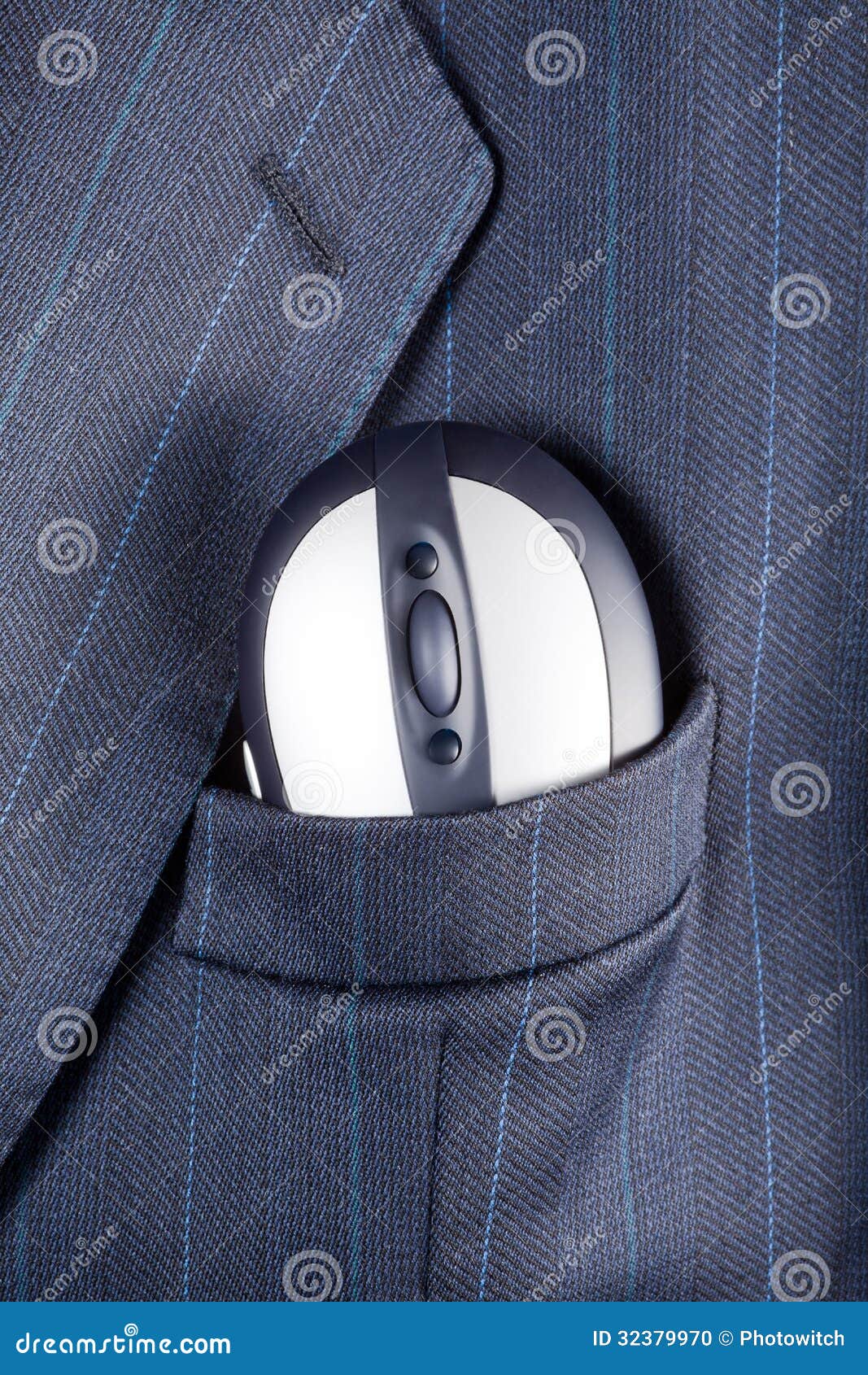 Mouse in suit pocket stock photo. Image of clothes, employee - 32379970