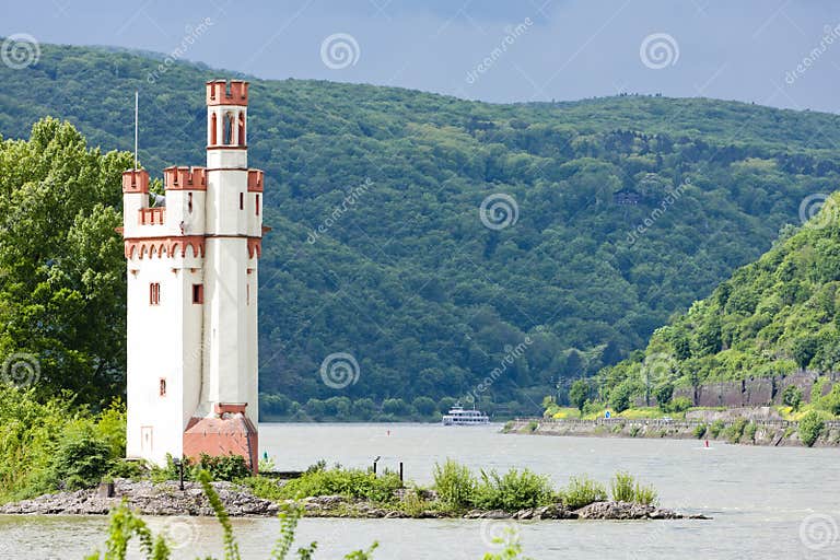 Mouse Tower, Germany stock photo. Image of medieval, bingen - 24225388