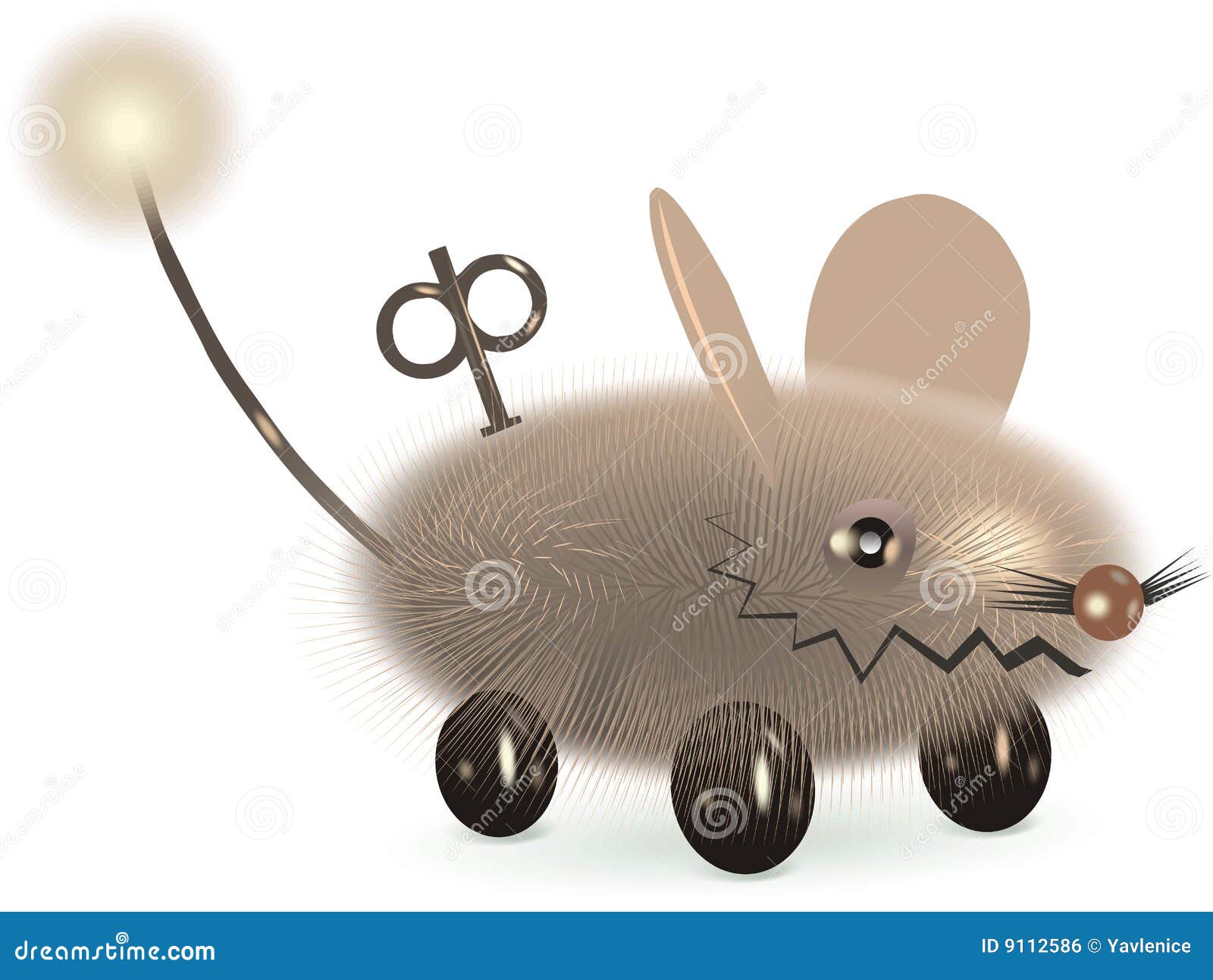 Cybernetic Mouse Robot: A Futuristic, Cartoonish Mech Design Royalty ...