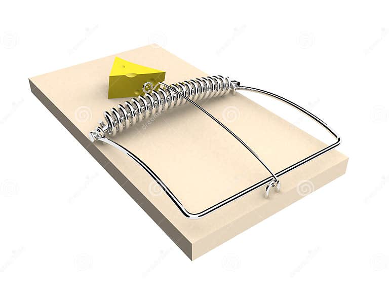 Mouse trap stock illustration. Illustration of concept - 1677492