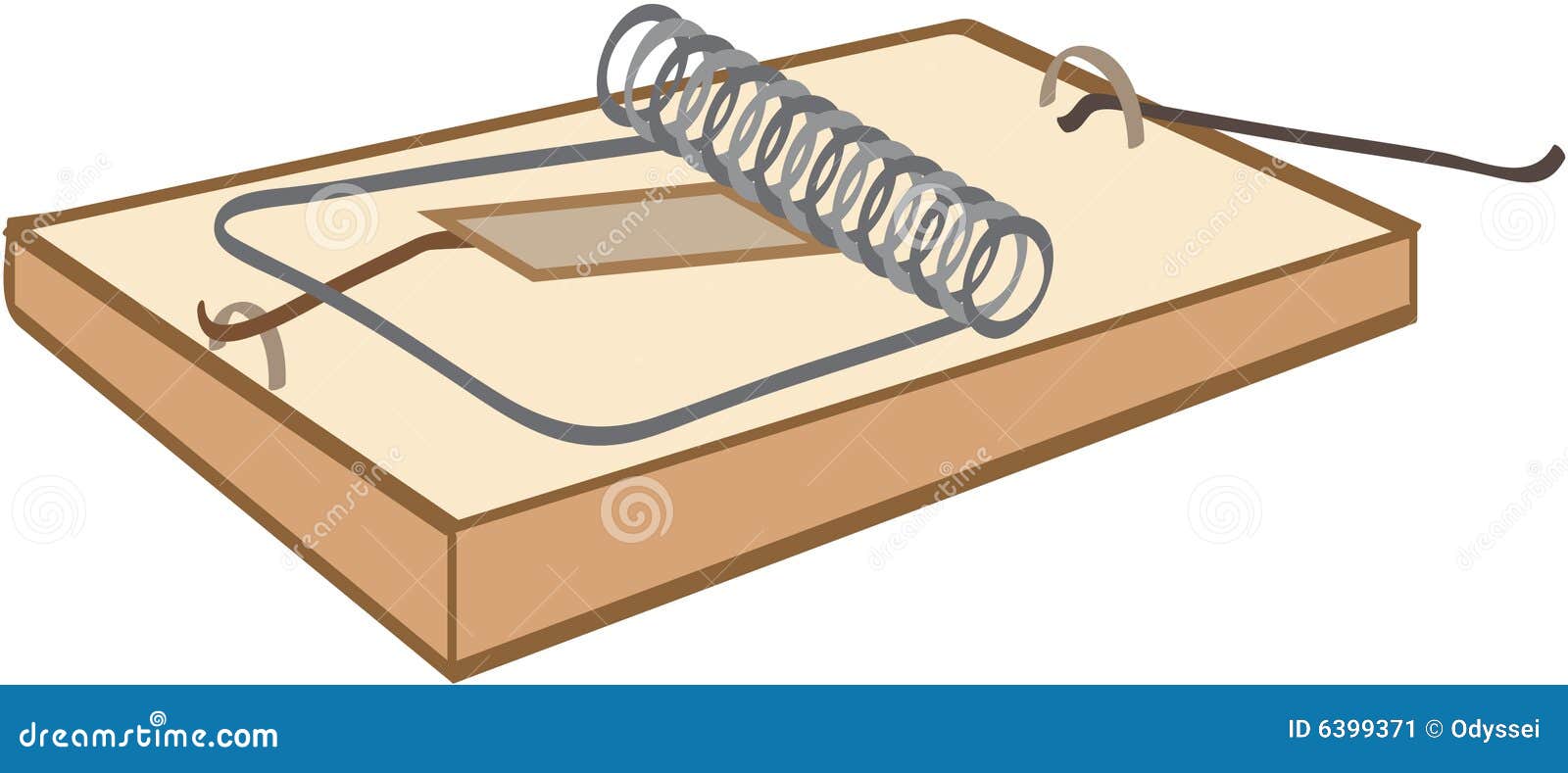 Mouse-trap stock vector. Illustration of mousetrap, mice - 6399371