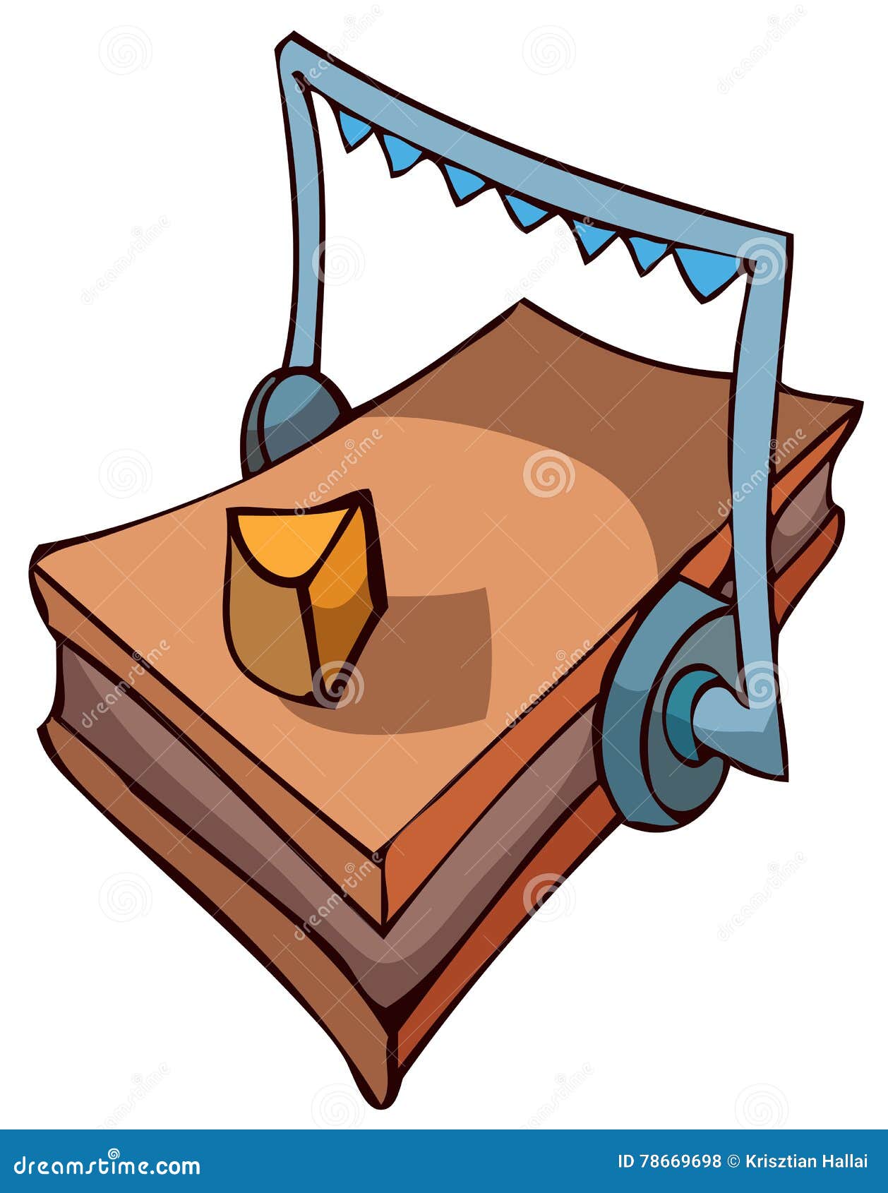 Mouse Trap Spring Loaded Bar Trap Cartoon Vector | CartoonDealer.com ...