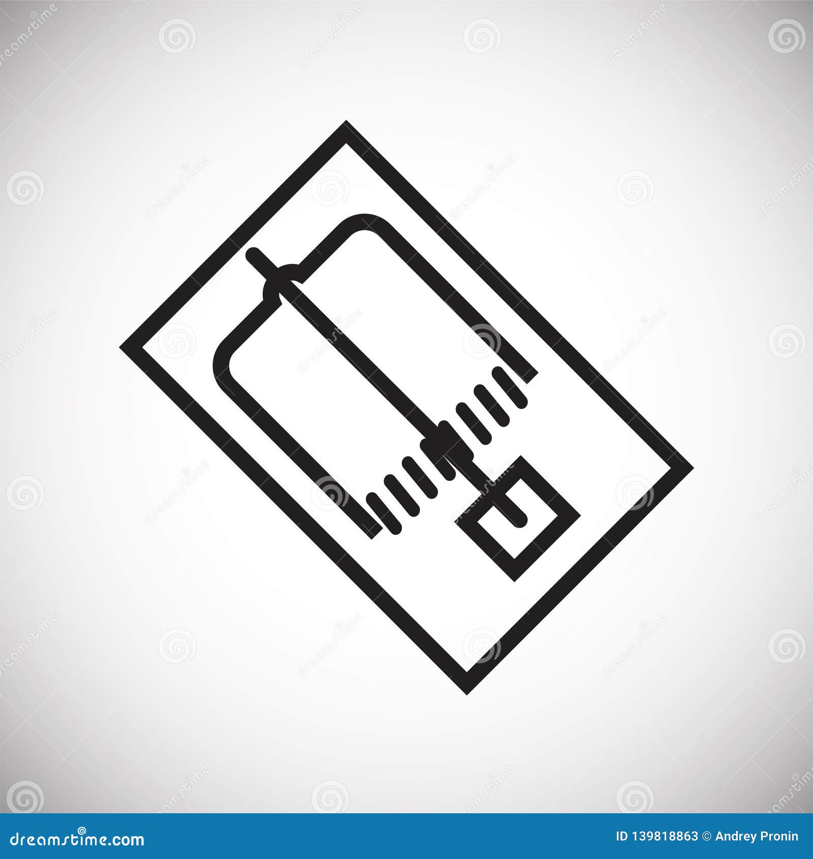 Mouse Trap Icon on White Background for Graphic and Web Design, Modern ...