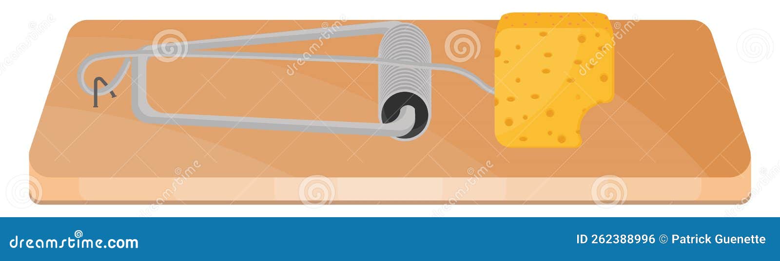 Mouse trap, icon stock vector. Illustration of control - 262388996