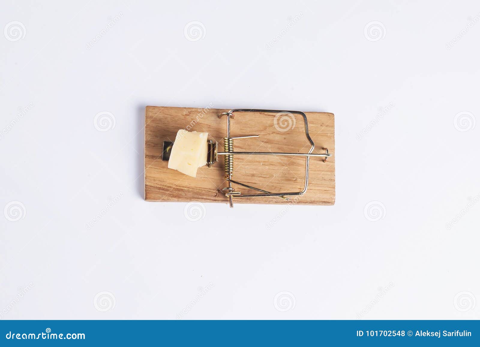 Mouse Trap Isolated on White Stock Photo - Image of closeup, entrapment ...