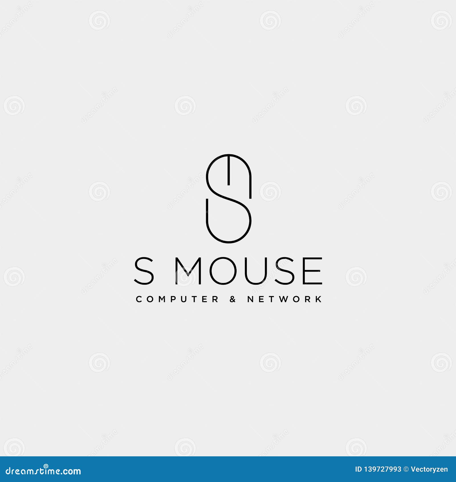 Mouse Typelogo Text Logo Template Vector Illustration Icon Element ...