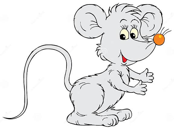 Mouse (vector clip-art) stock vector. Illustration of contour - 3580796