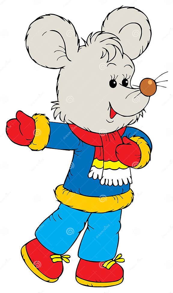 Mouse (vector clip-art) stock vector. Illustration of game - 3641876