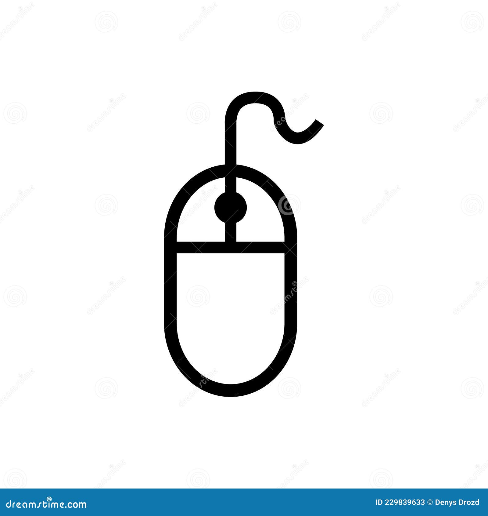 Mouse Vector Icon. PC Illustration Sign. Computer Symbol. Device Logo ...