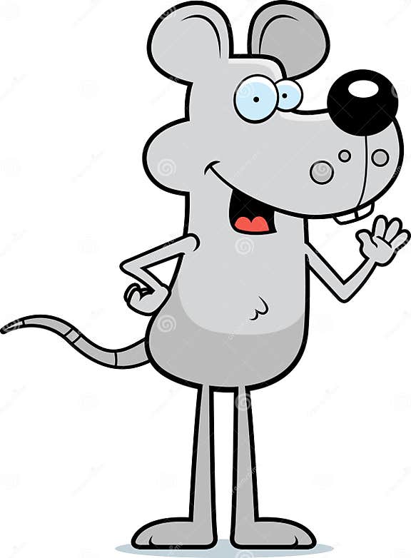 Mouse Waving stock vector. Illustration of animal, standing - 10638295