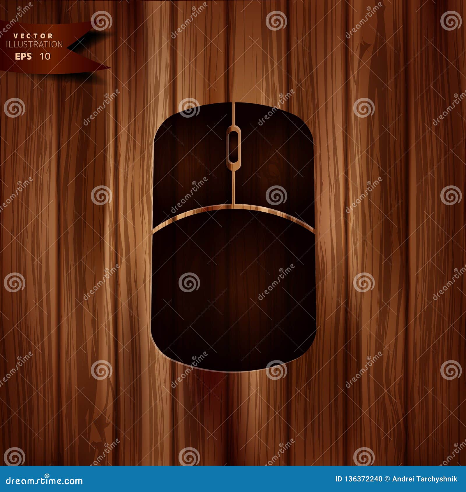 Mouse Web Icon. Application Button. Stock Vector - Illustration of ...