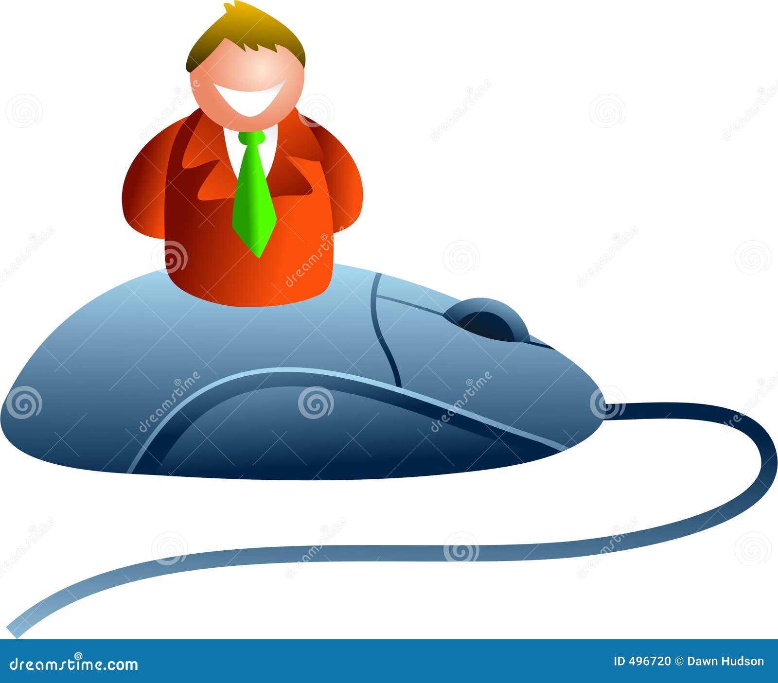 Mouseman stock illustration. Illustration of concepts, isolated - 496720