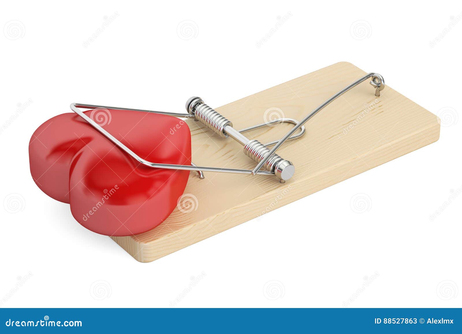 Mousetrap With Trapped Computer Mouse Royalty-Free Stock Photo ...