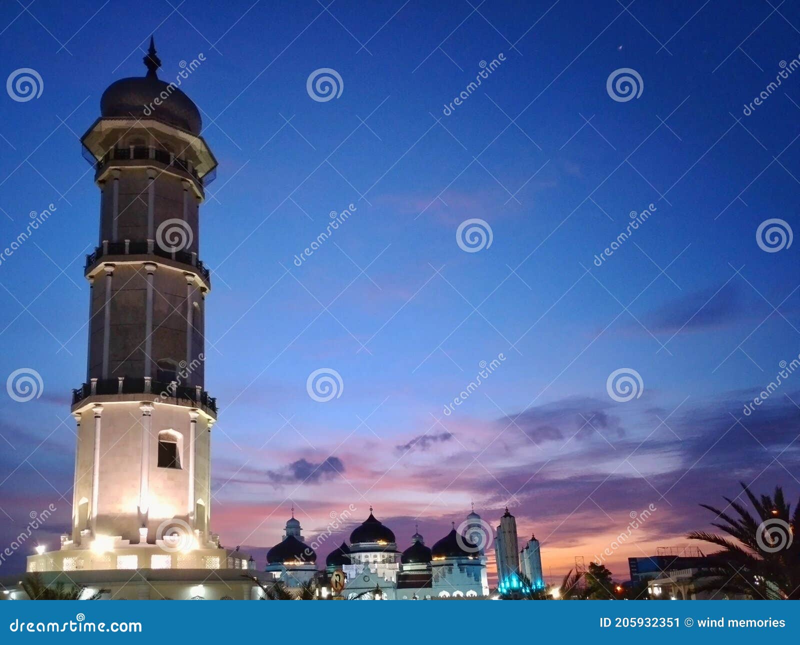 Mousque at Night, Travel,landmark, Dawn, Stock Image - Image of night ...