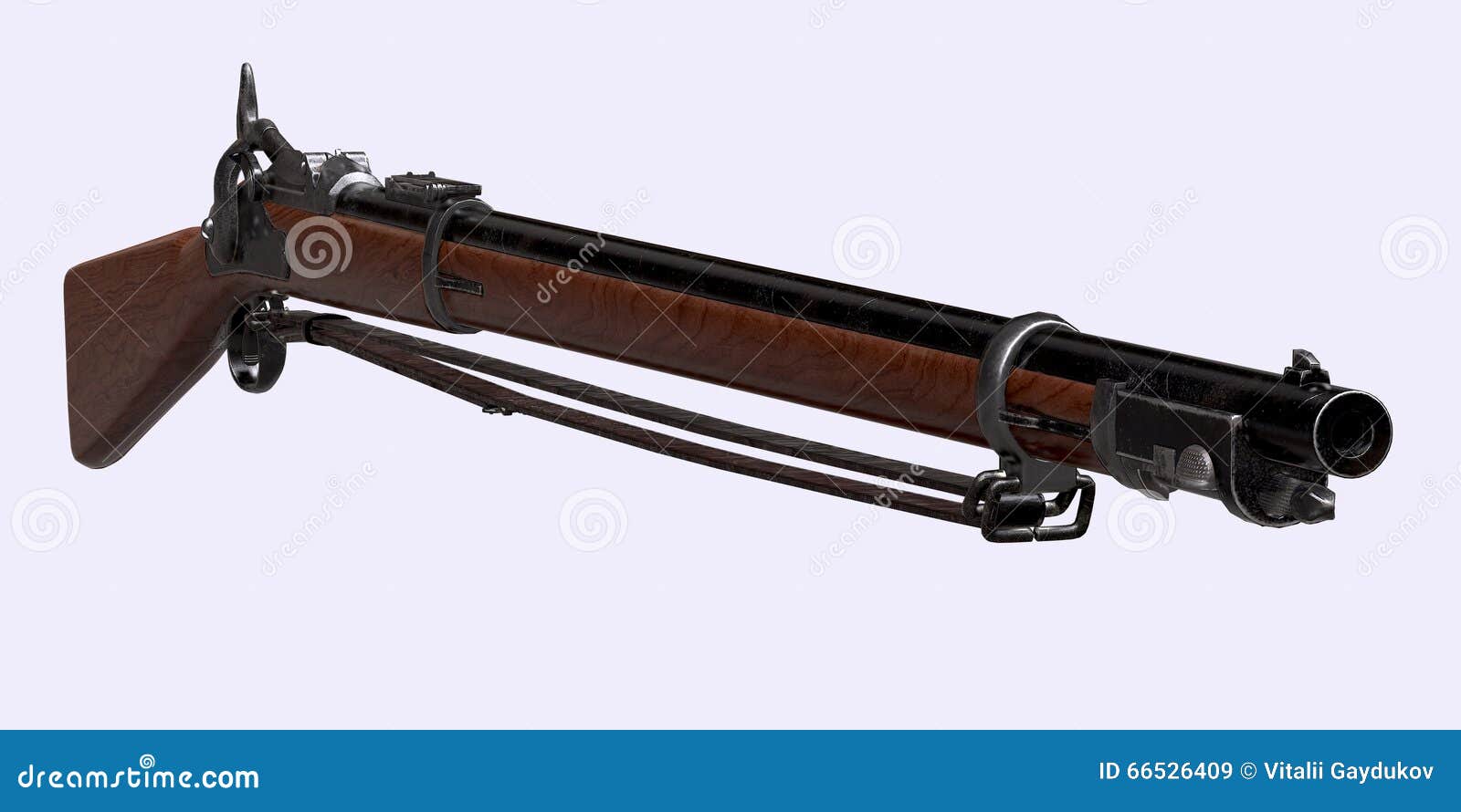 Mousquet illustration stock. Illustration du flintlock - 66526409